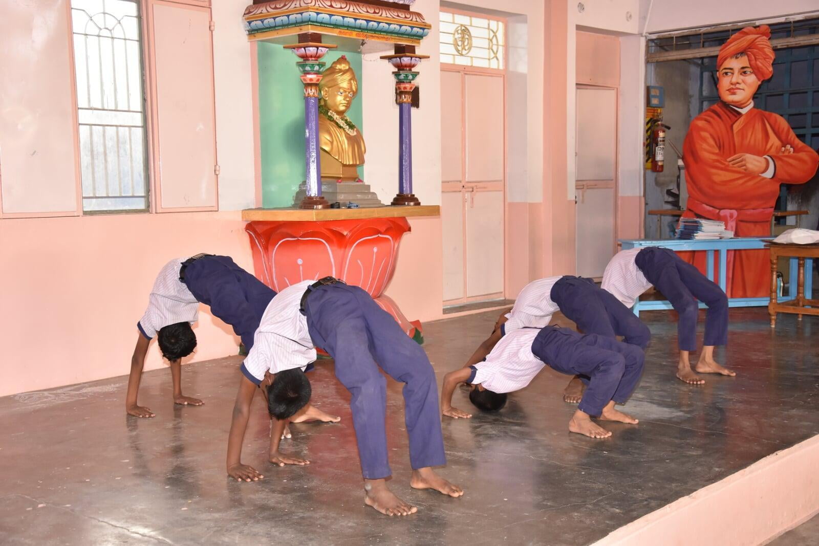 Yoga Day celebration - 2023 | Ramakrishna Math Chengam